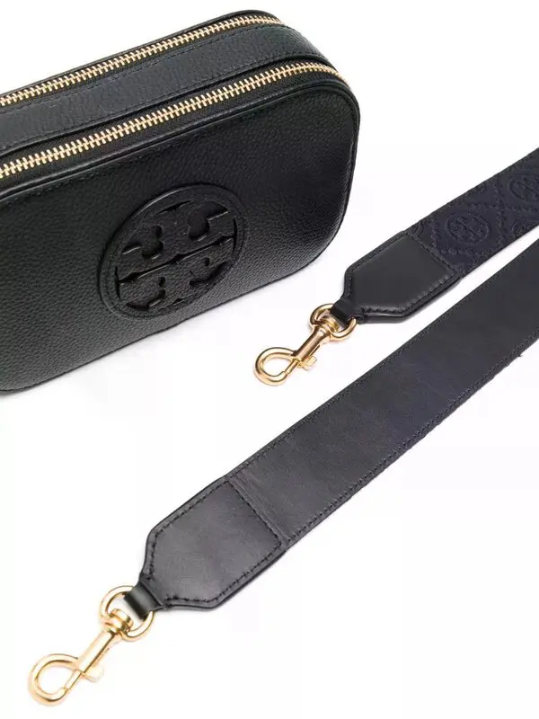 Tory Burch Small Miller Leather Crossbody Bag - Black