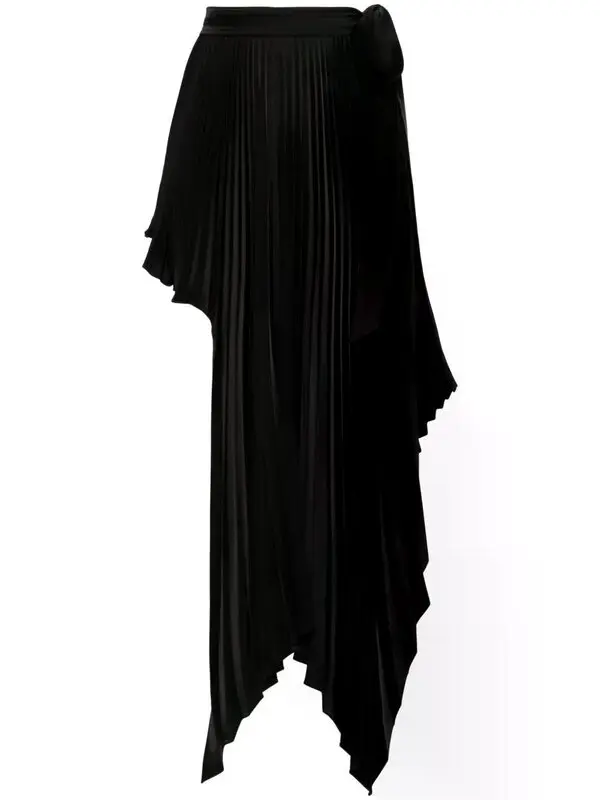 PETER DO Sliced Pleated Wrap Skirt