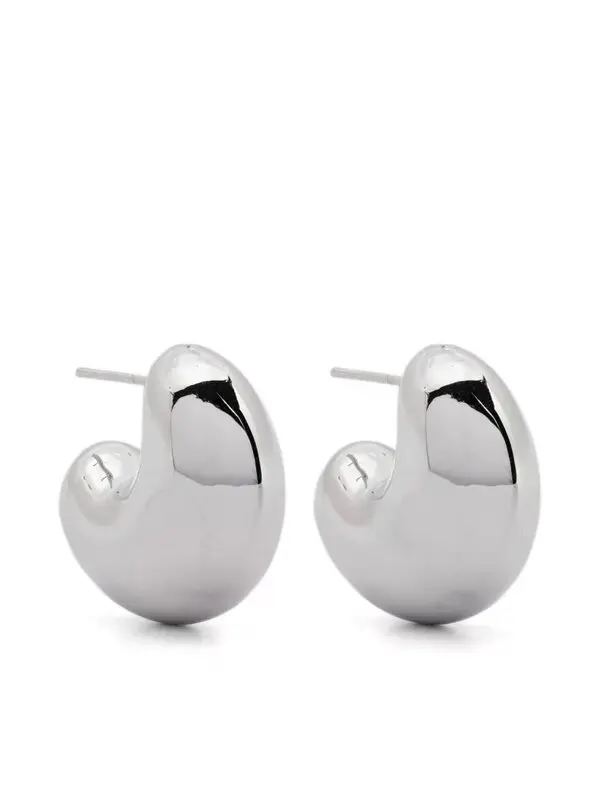 MARIA BLACK Tryvann Dome Earrings - Silver