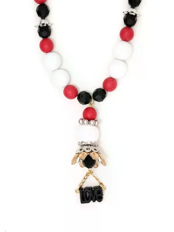 AMIR SLAMA Charm-detail Beaded Necklace