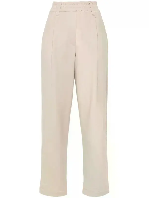 Brunello Cucinelli Cropped Tapered Track Pants