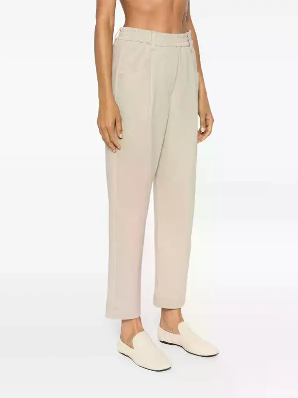 Brunello Cucinelli Cropped Tapered Track Pants