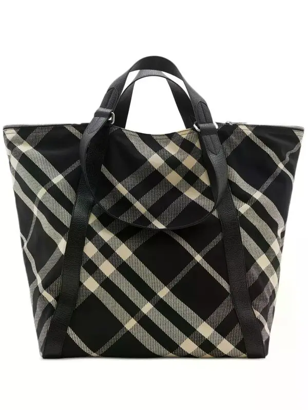 Burberry Canvas Tote Bag - Black