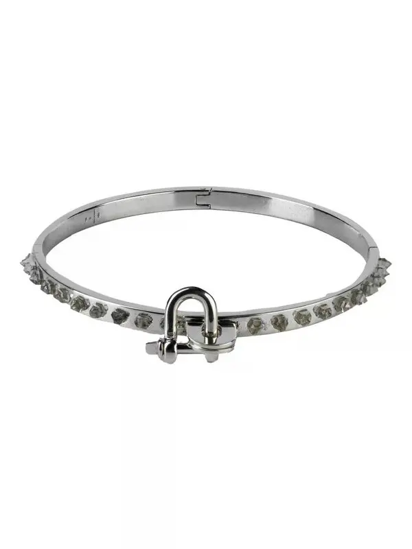PARTS OF FOUR Pa+her Choker Necklace - Silver