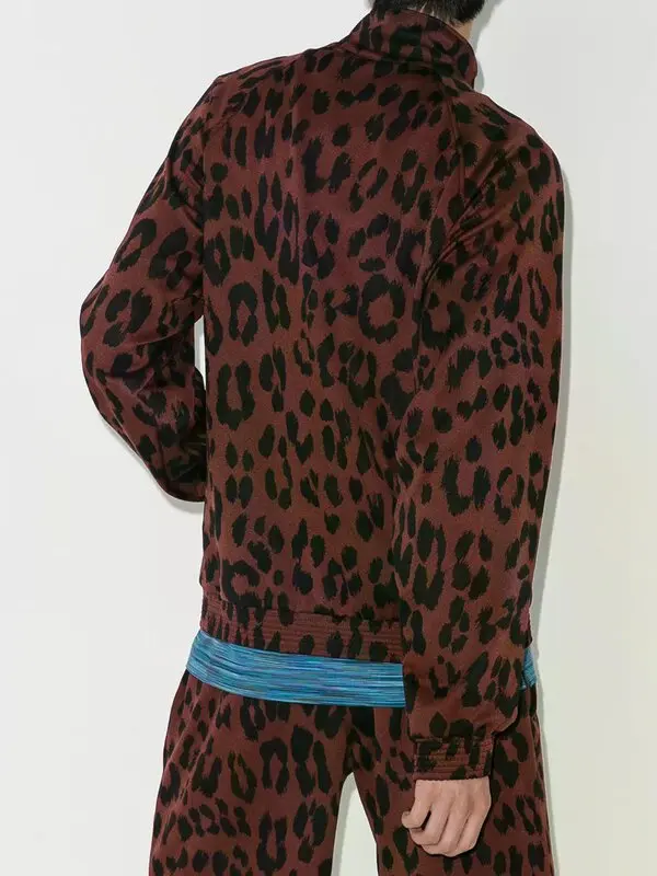 Kenzo Leopard Print Track Jacket