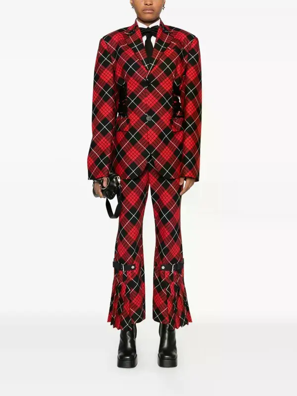 JEAN PAUL GAULTIER Plaid-check Blazer