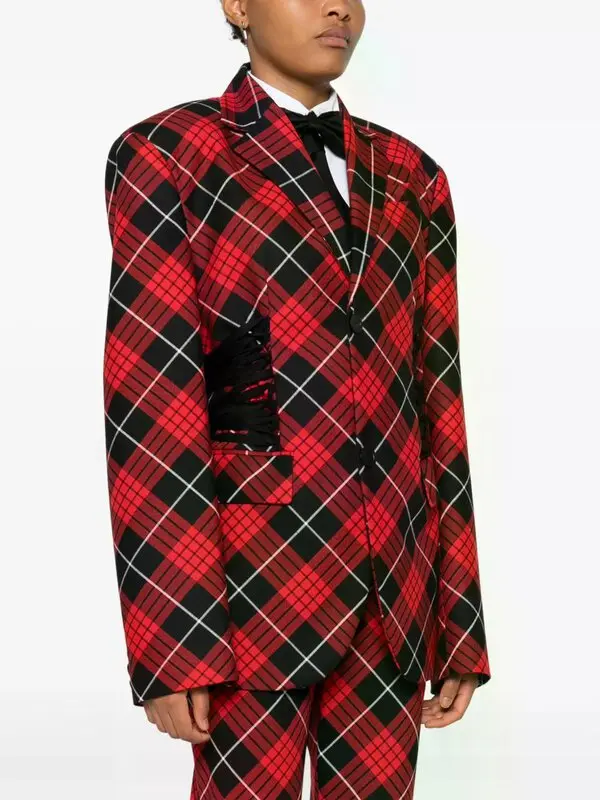JEAN PAUL GAULTIER Plaid-check Blazer