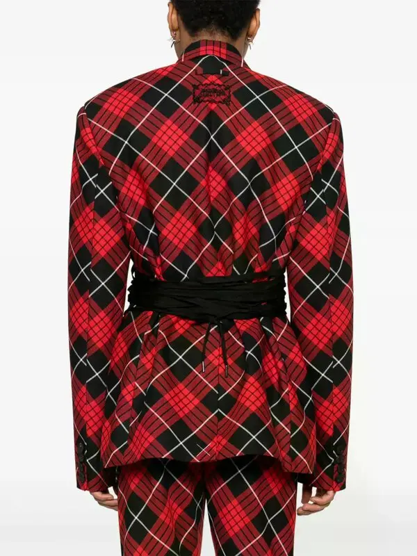 JEAN PAUL GAULTIER Plaid-check Blazer