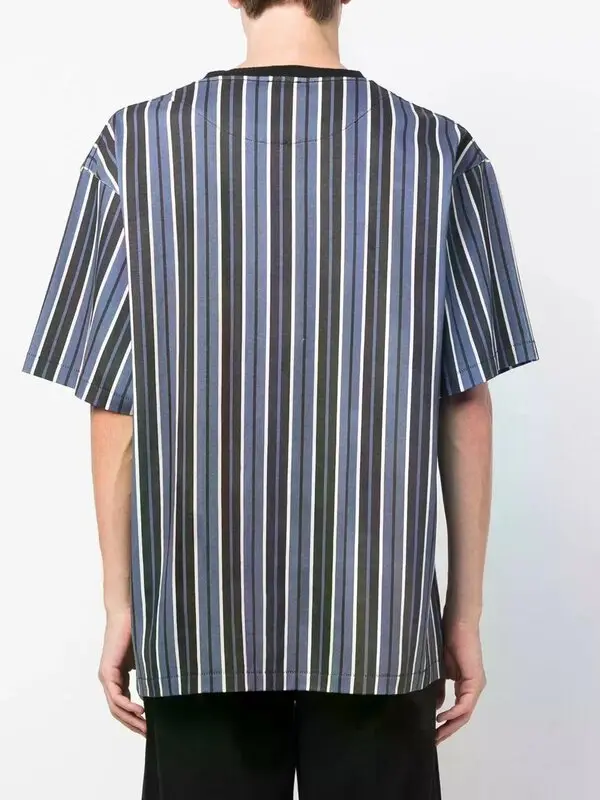 Kenzo Logo-patch Striped T-shirt
