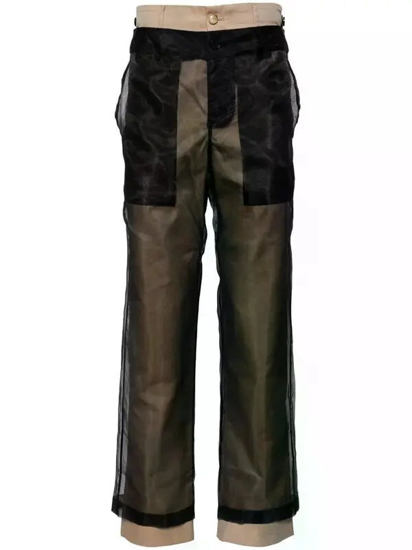 FENG CHEN WANG Reversible Layered Trousers