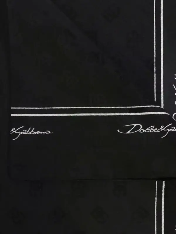 Dolce & Gabbana Logo-print Silk Scarf