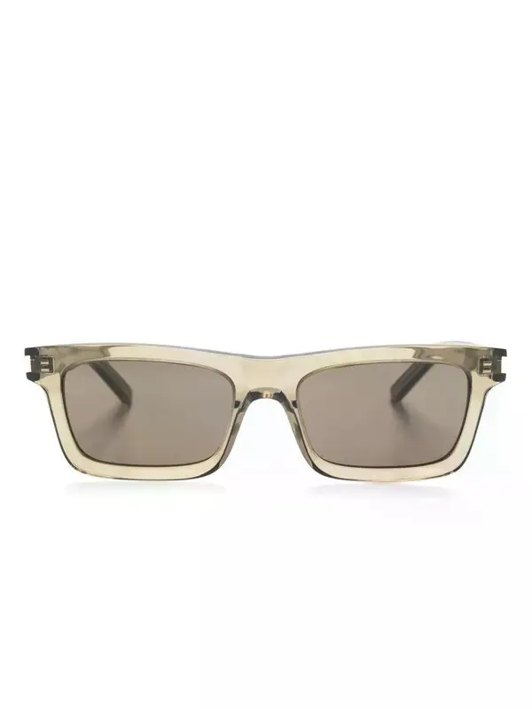 Saint Laurent Betty Square-frame Sunglasses - Brown