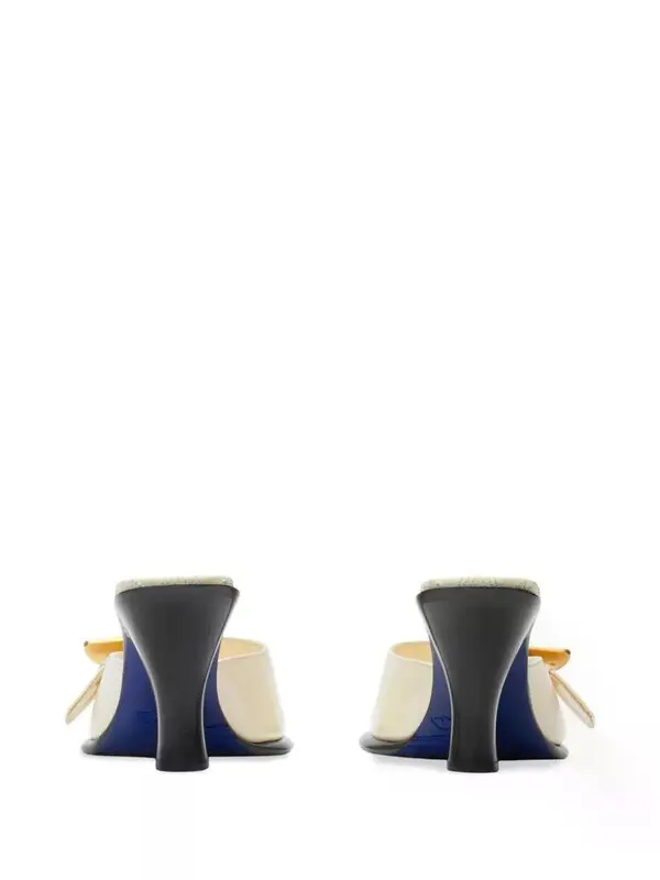 Burberry Bay Leather Mules