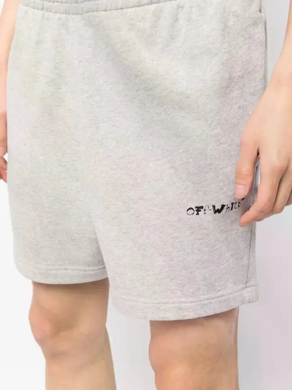 Off-White Logo-print Track Shorts