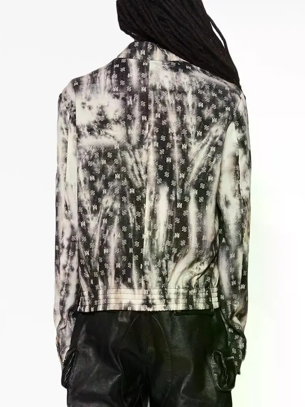 Amiri Monogram-print Wool-blend Jacket