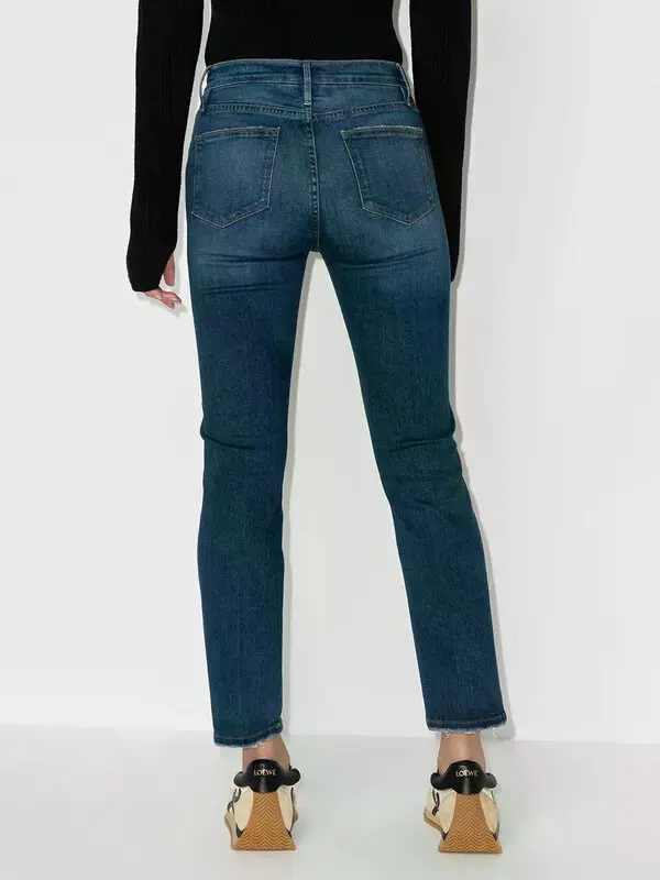 FRAME Le High Straight Jeans