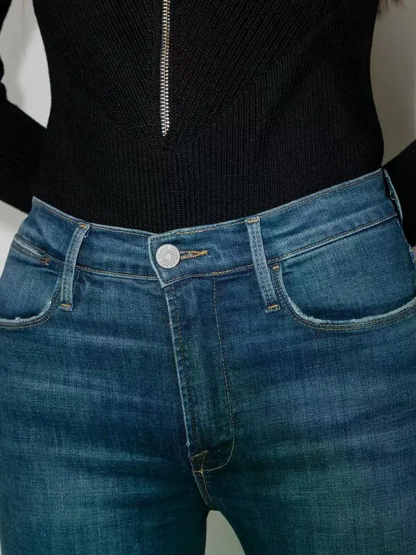 FRAME Le High Straight Jeans