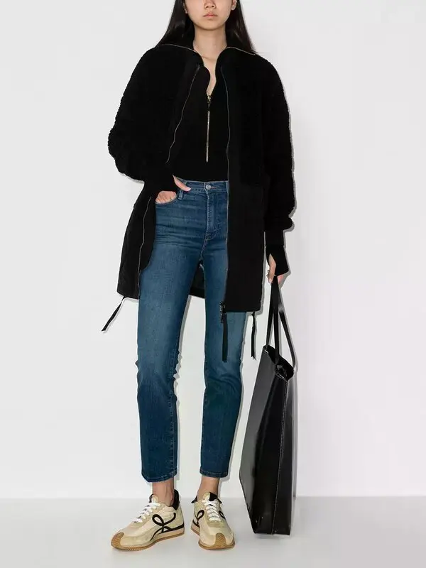 FRAME Le High Straight Jeans