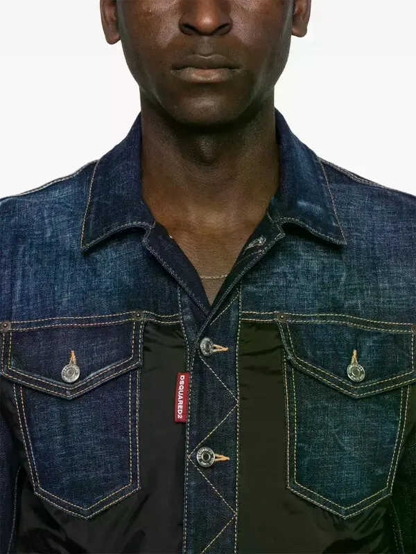 Dsquared2 Denim Puffer Jacket