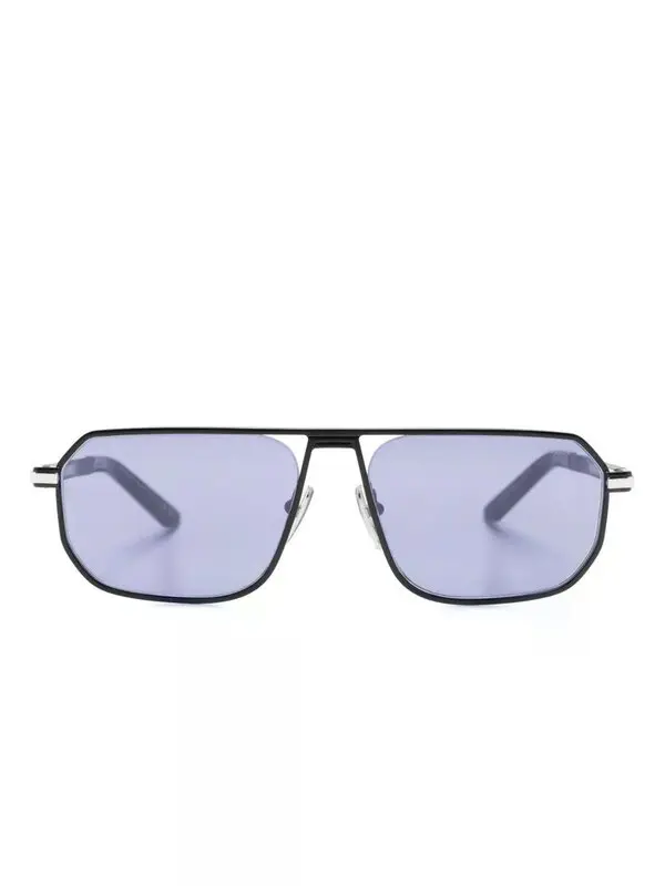 Prada Rectangle-frame Sunglasses - Black