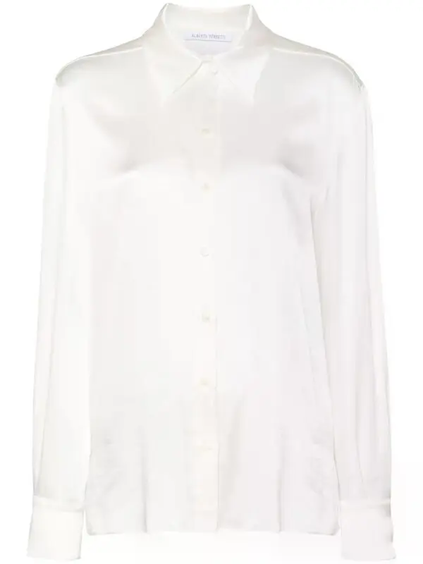 Alberta Ferretti Pointed-collar Shirt