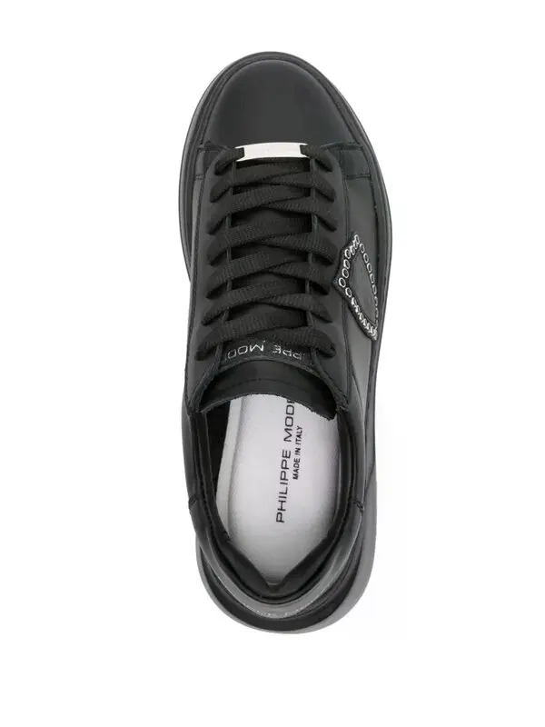 Philippe Model Trés Temple Sneakers - Black