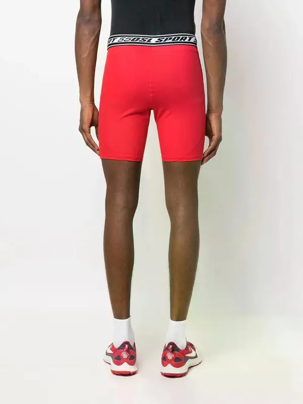DIESEL® Logo Waistband Cycling Shorts