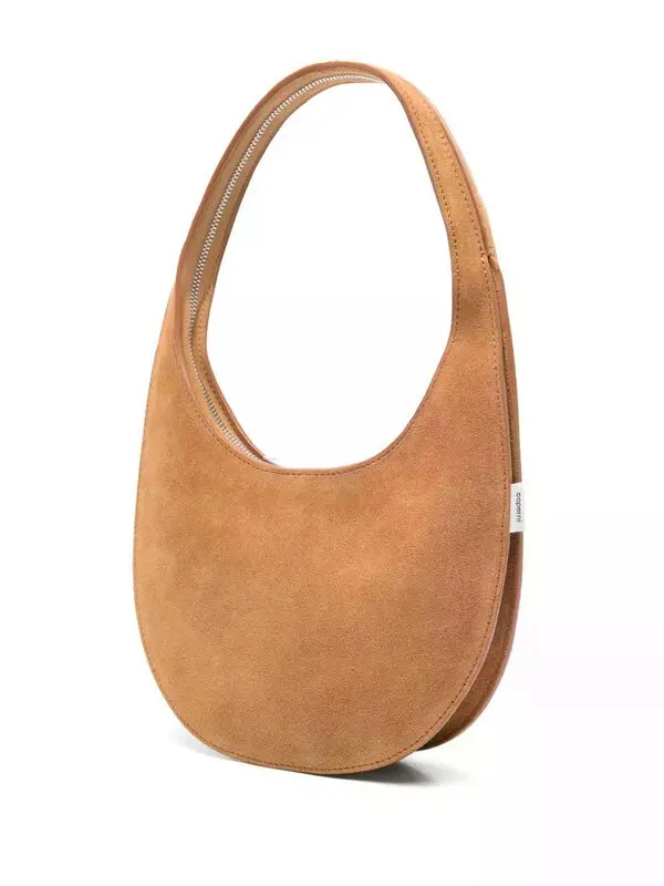 Coperni Small Suede Shoulder Bag - Brown