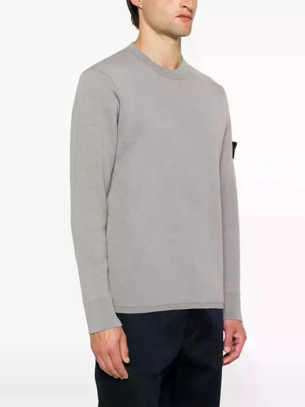 Stone Island Compass Badge Virgin Wool Sweater
