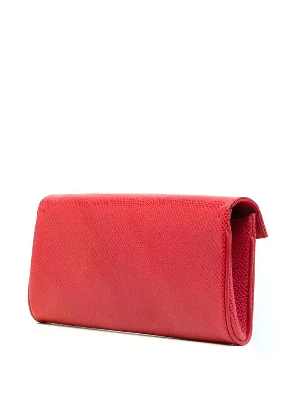 GIUSEPPE ZANOTTI Flutie Clutch Bag - Red