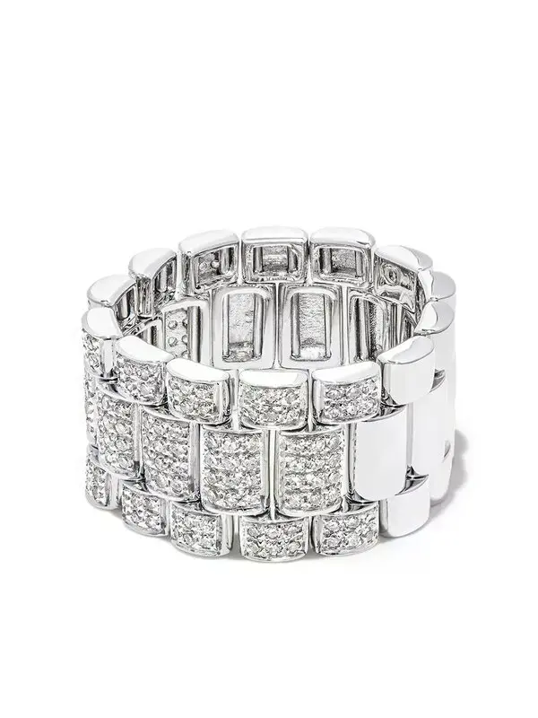 Shay 18k White Gold Diamond Ring - Silver