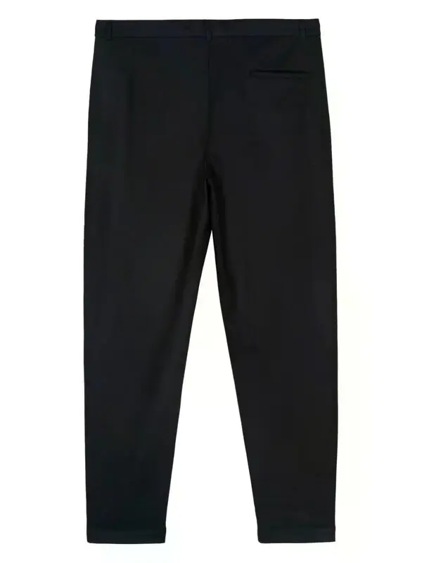 Emporio Armani Tapered Wool-blend Pants