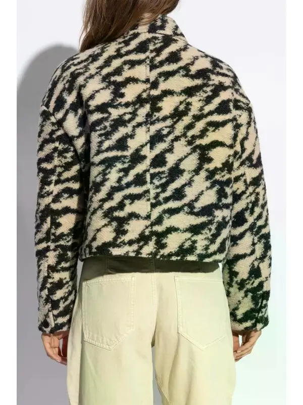 MARANT ETOILE Ferida Zebra-print Coat
