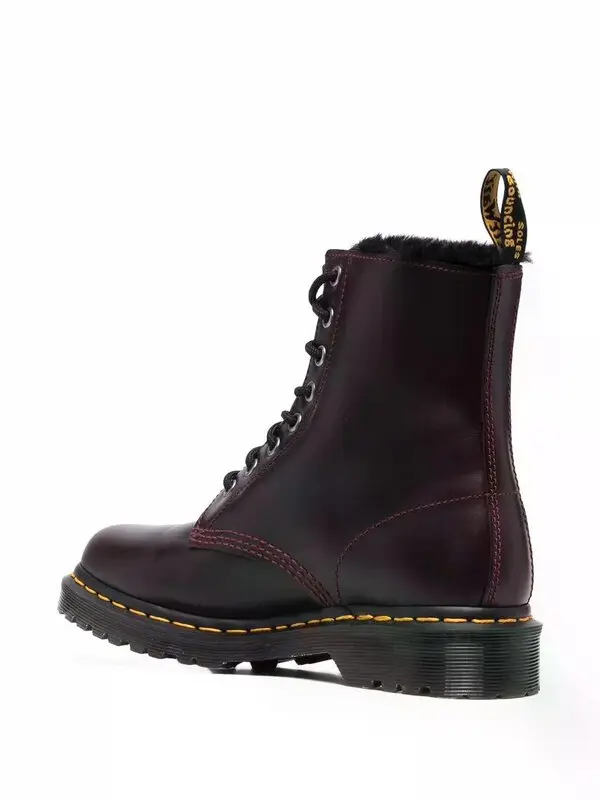 Dr. Martens 1460 Serena Leather Boots - Red