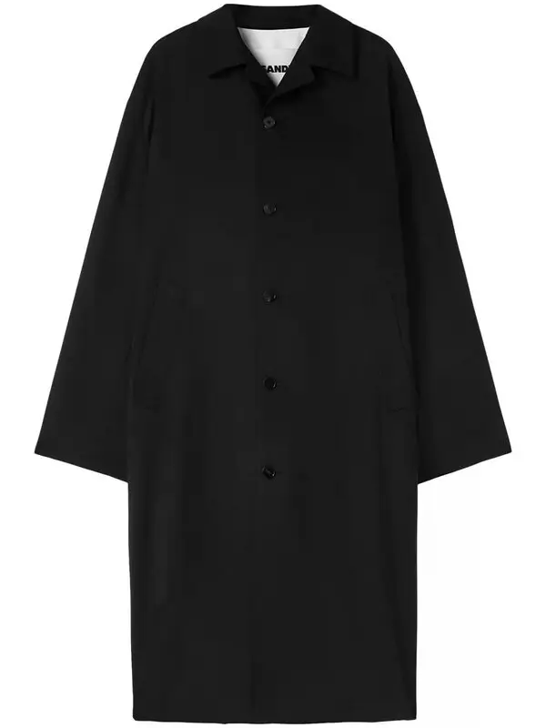 JIL SANDER Buttoned Wool Coat