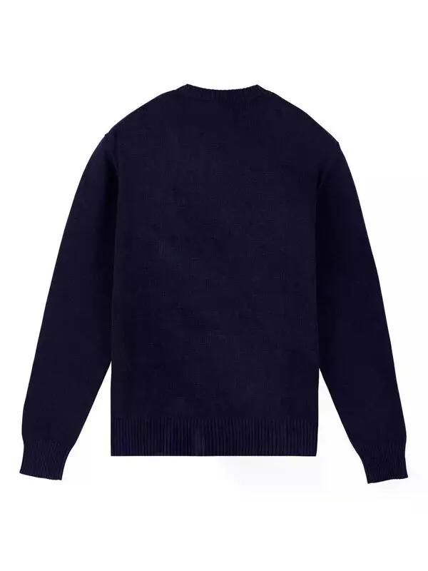 Vilebrequin Embroidered-logo Sweater - Blue