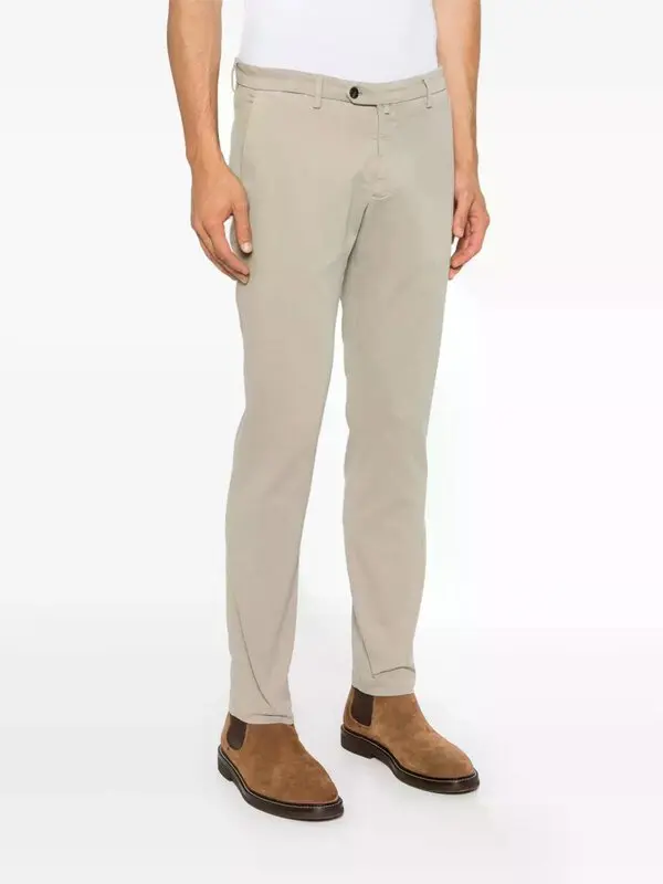 BRIGLIA 1949 Cotton Chino Trousers - Neutrals
