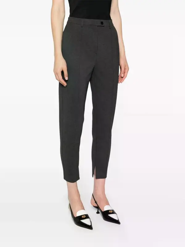 Pinko Tailored Stretch-jersey Cropped Slim-cut Trousers