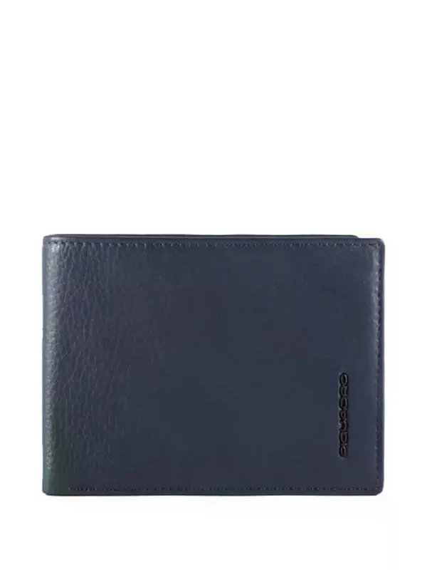 PIQUADRO Logo-lettering Wallet - Blue