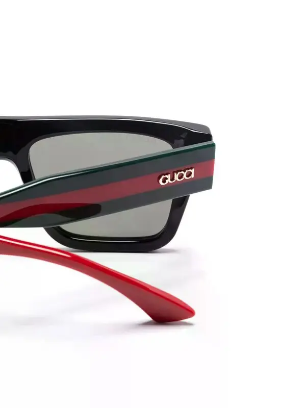 Gucci Square-frame Sunglasses - Black