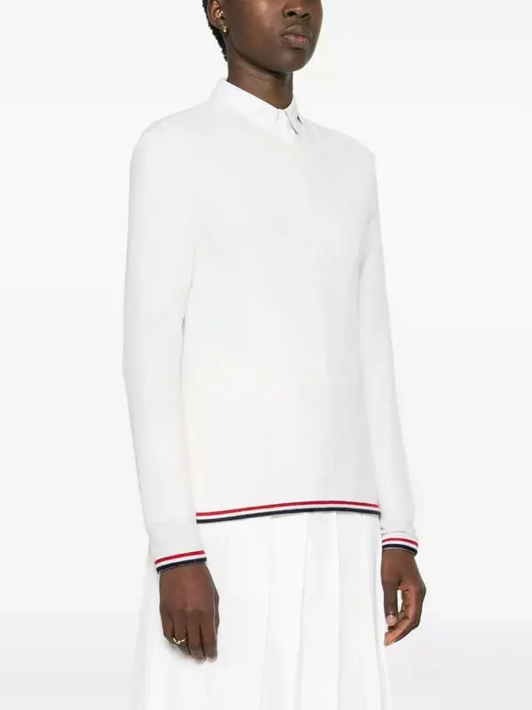 Thom Browne Striped-border Cashmere Jumper