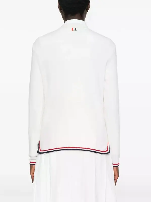 Thom Browne Striped-border Cashmere Jumper