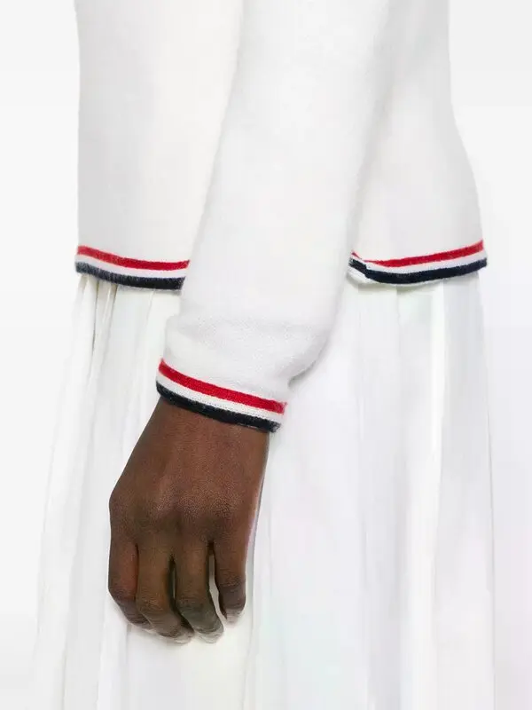 Thom Browne Striped-border Cashmere Jumper