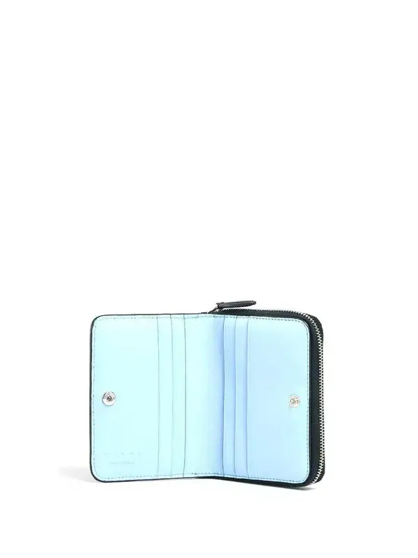 Marni Logo-embossed Leather Wallet - Black