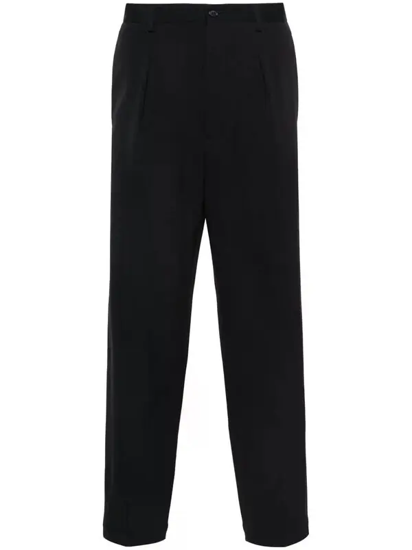 Giorgio Armani Straight-leg Trousers - Black