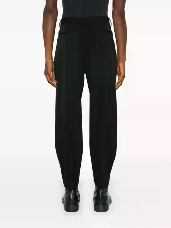 Giorgio Armani Straight-leg Trousers - Black