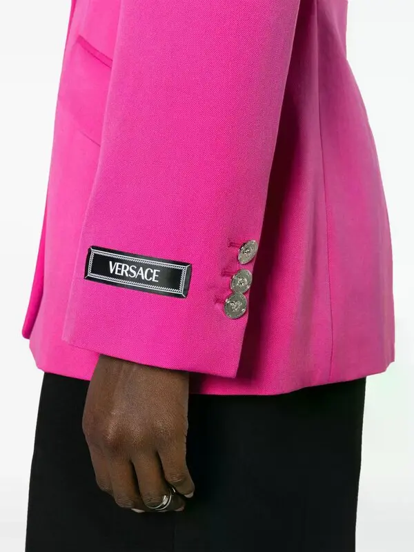 Versace Medusa Single-breasted Virgin Wool Blazer