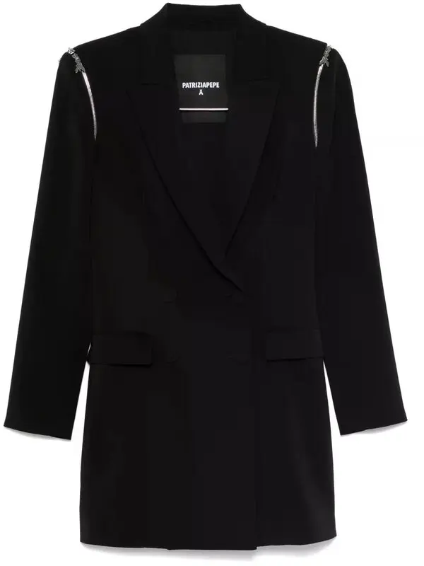 Patrizia Pepe Detachable-sleeve Mini Dress