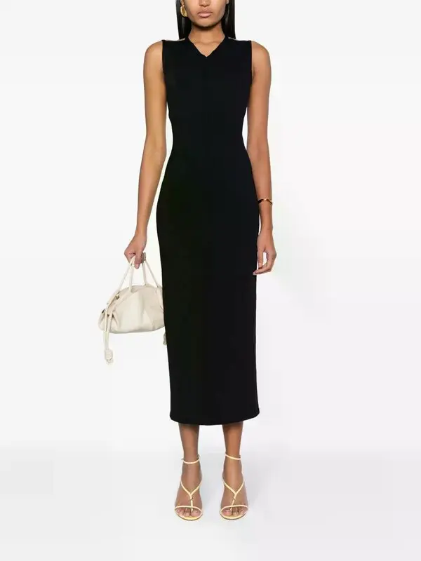 Khaite Terri V-neck Maxi Dress