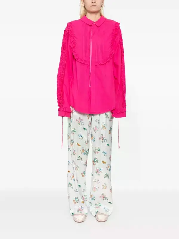 MIDORIKAWA Raw Edge Blouse